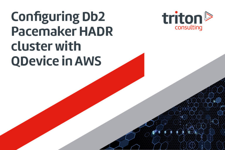 Configuring Db2 Pacemaker Hadr Cluster With Qdevice In Aws Triton